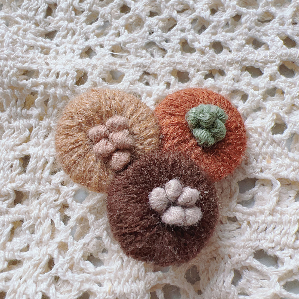 Handmade Buttons Brooch– The Cottagecore