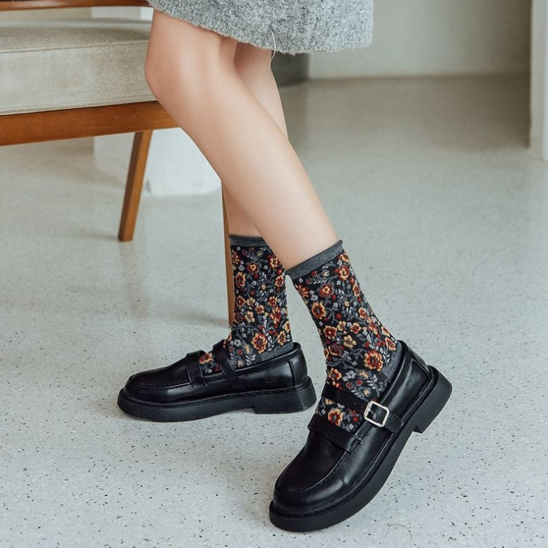 Floral Vintage Socks– The Cottagecore