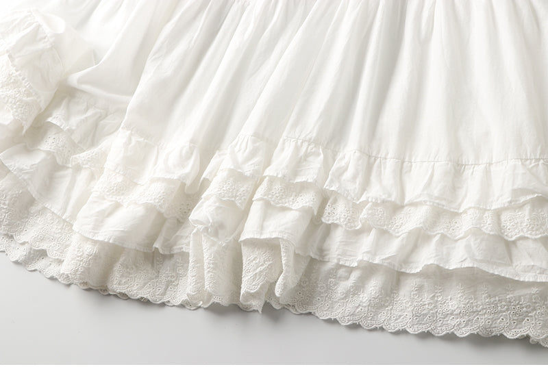 Multiple Lace Layer Bottom Dress– The Cottagecore