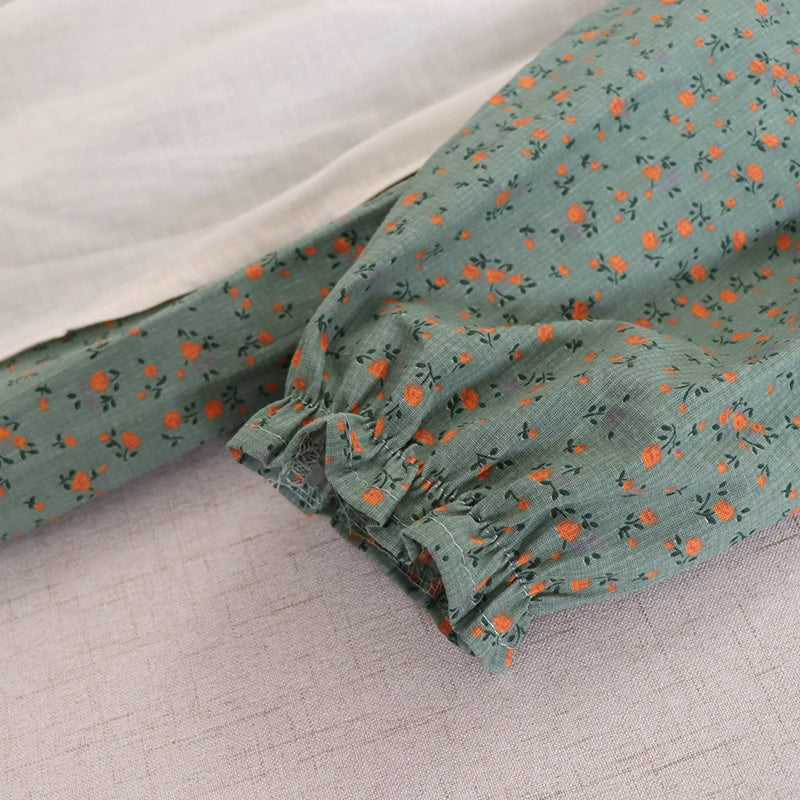 Lace Patchwork Floral Dress– The Cottagecore