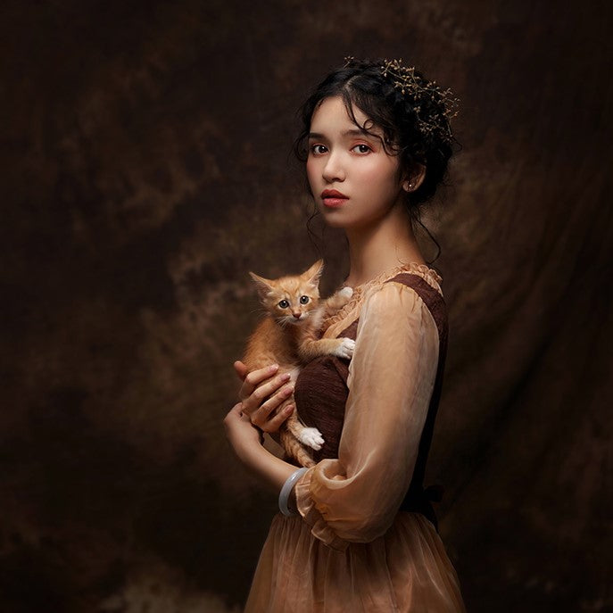 Lace Up Vintage Dress (Babushka Included)– The Cottagecore