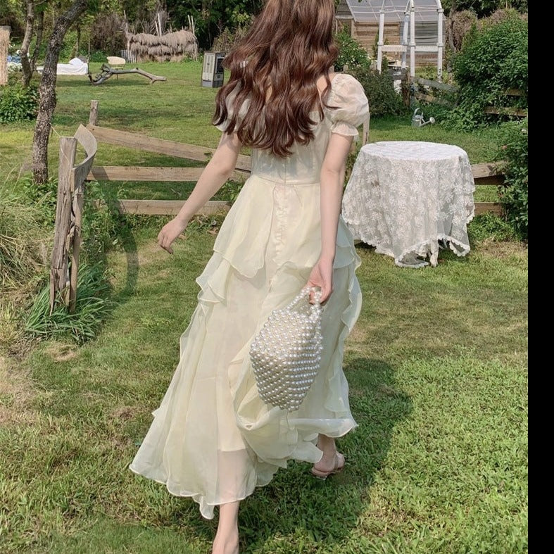 Layered Chiffon Fairycore Dress– The Cottagecore