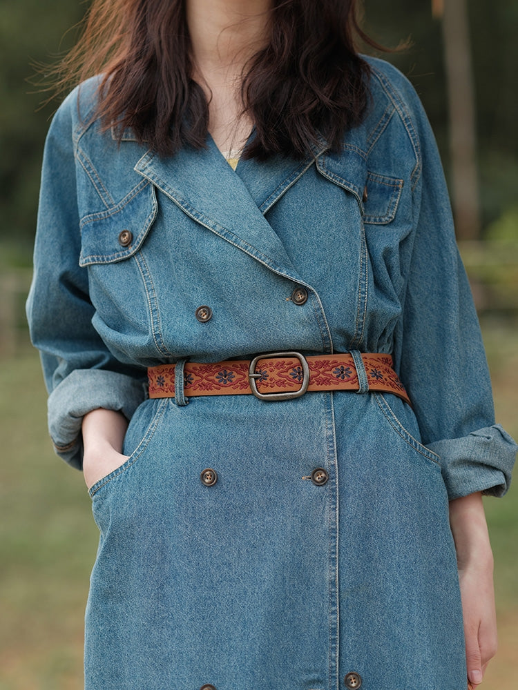 Vintage Embroidered Belt– The Cottagecore