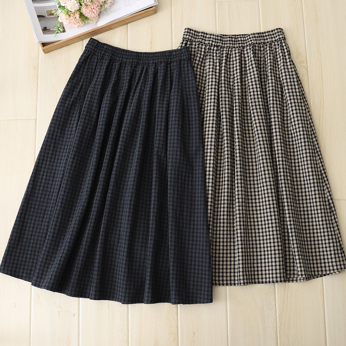 Basic Plaid A Skirt– The Cottagecore