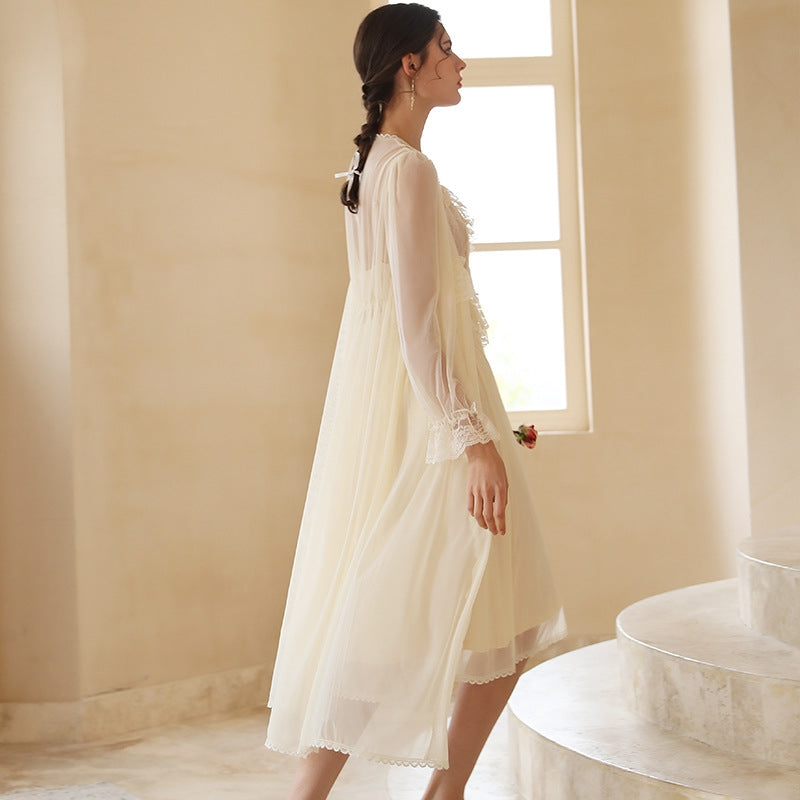 Fairycore 2pcs Tulle Sleep Dress Set– The Cottagecore