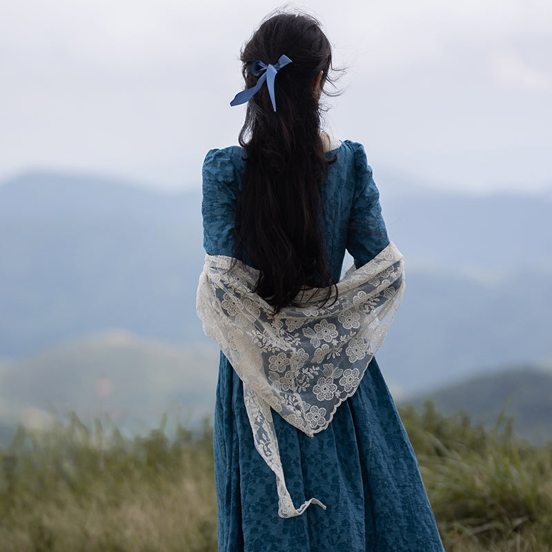 Lace Triangular Scarf– The Cottagecore