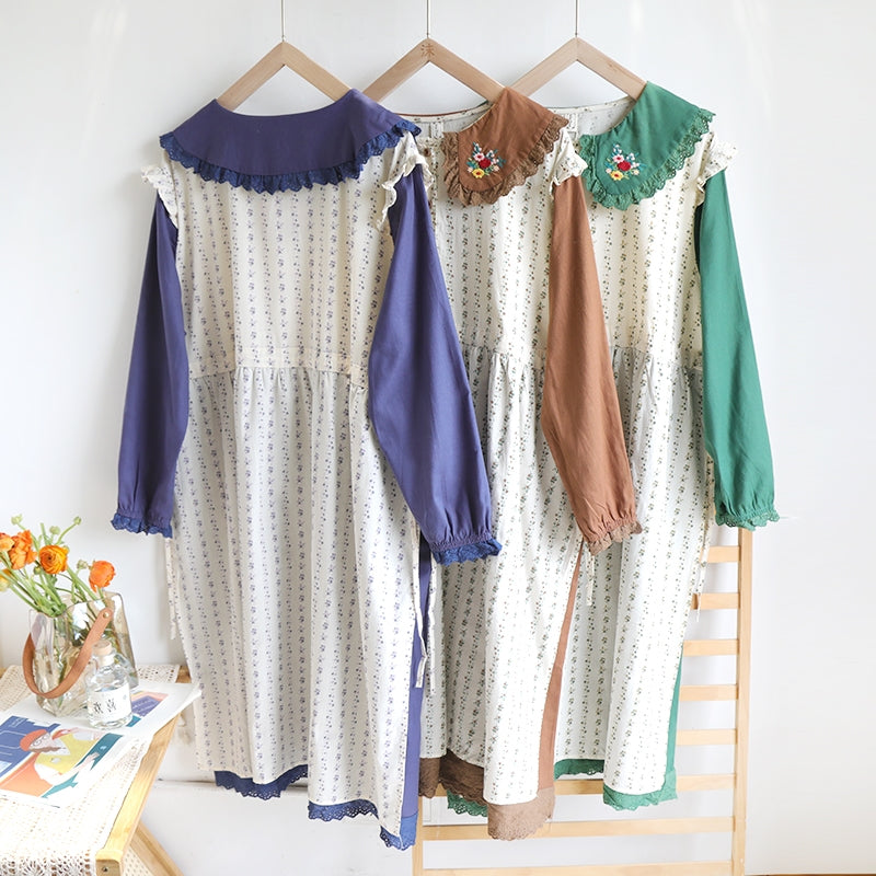 Fake 2pcs Farmcore Dress– The Cottagecore