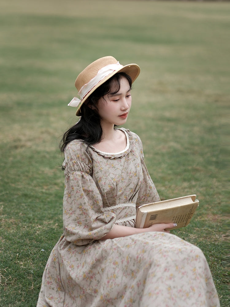 Anne Vintage Floral Dress– The Cottagecore