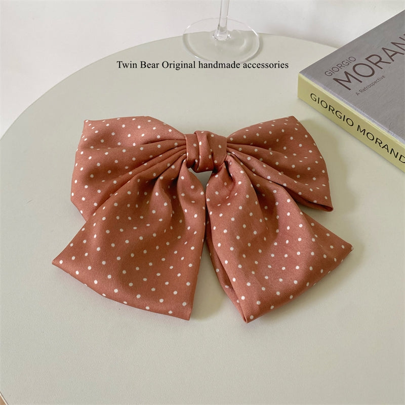 Polka Dot Hair Bows– The Cottagecore