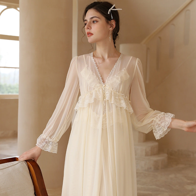 Fairycore 2pcs Tulle Sleep Dress Set– The Cottagecore