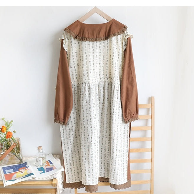 Fake 2pcs Farmcore Dress– The Cottagecore