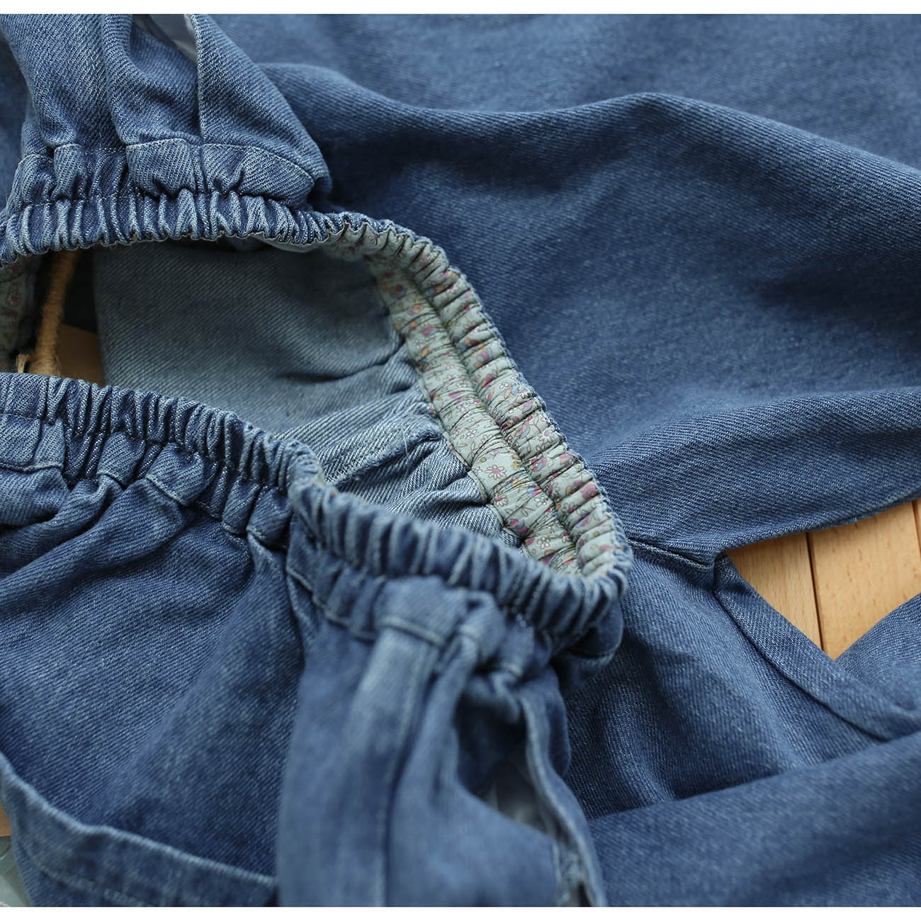 Embroidered Hem Jeans Bloomers– The Cottagecore