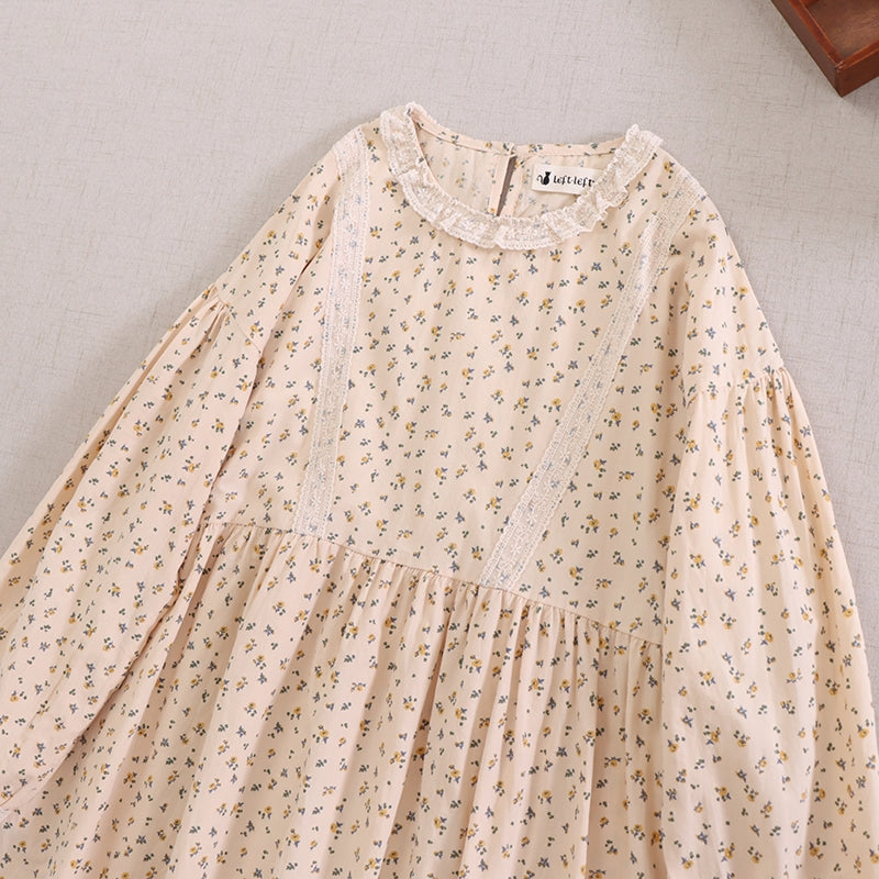 Cute Floral Print Countrycore Dress– The Cottagecore