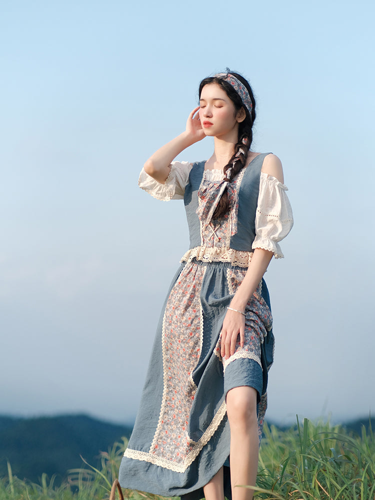 Countrycore Vintage Lace Floral 2Pcs Set– The Cottagecore