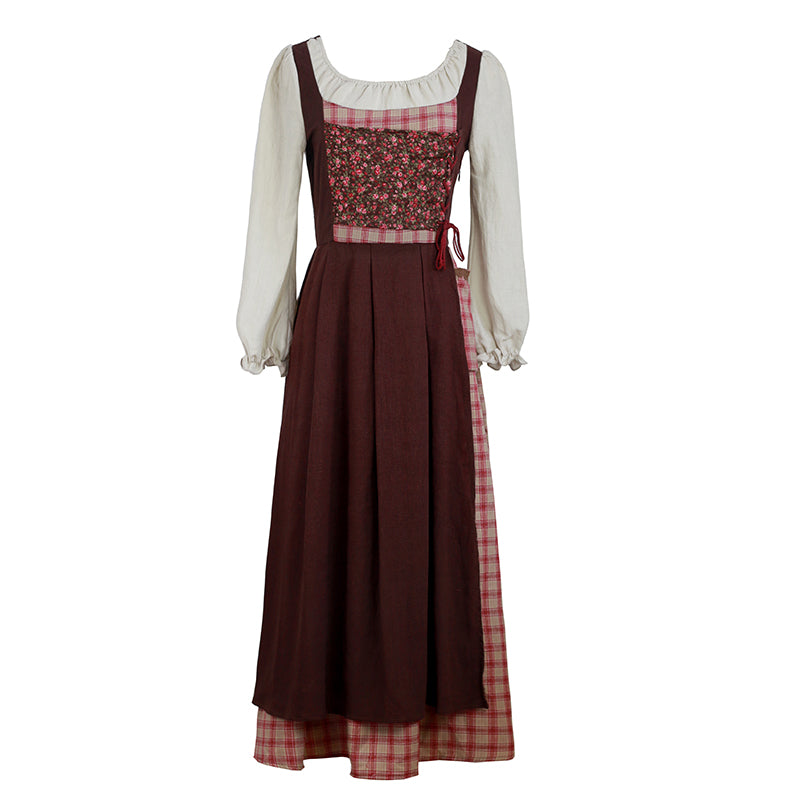 Countrycore Cinderella Patchwork Dress + Babushka– The Cottagecore