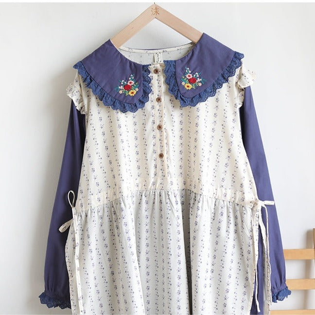 Fake 2pcs Farmcore Dress– The Cottagecore