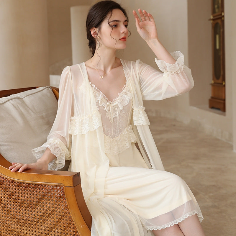 Fairycore 2pcs Tulle Sleep Dress Set– The Cottagecore