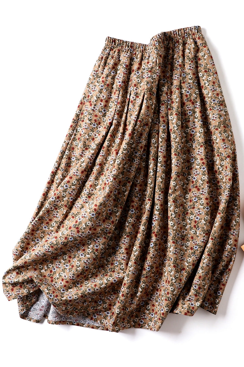Countrycore Floral Print A Skirt– The Cottagecore