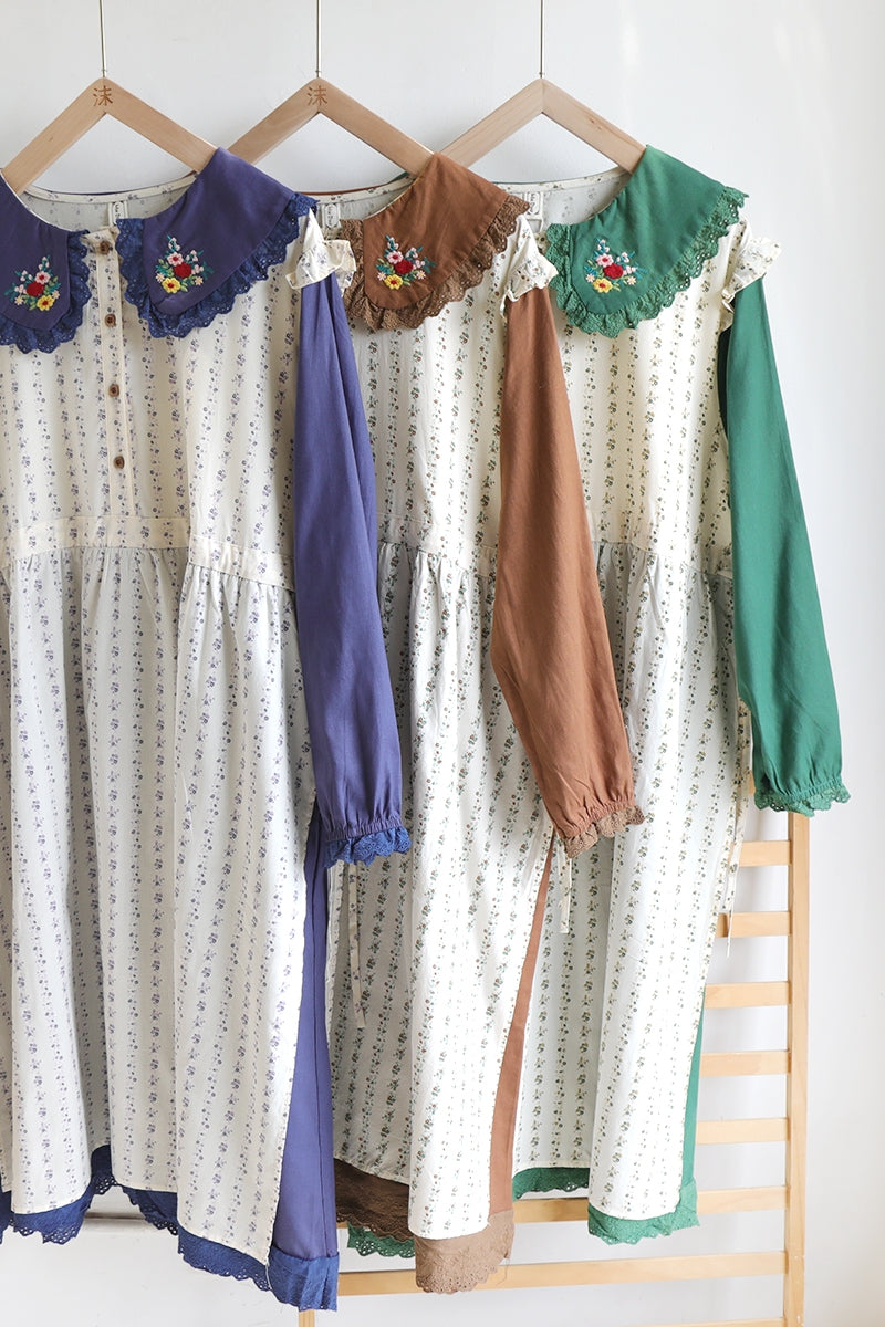 Fake 2pcs Farmcore Dress– The Cottagecore