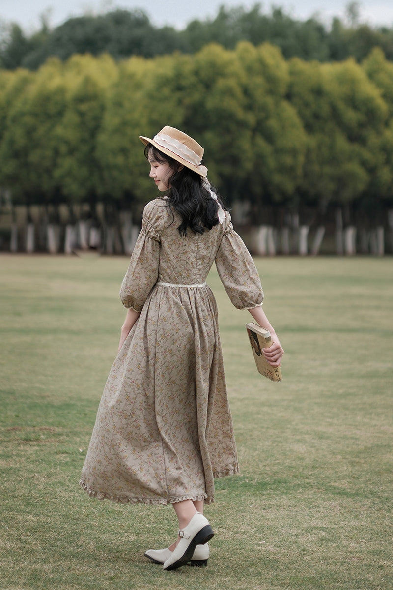 Anne Vintage Floral Dress– The Cottagecore