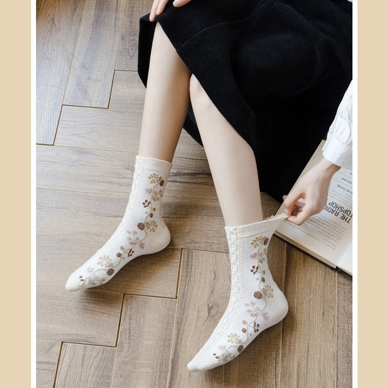 Mori Girl Cute Socks Set– The Cottagecore