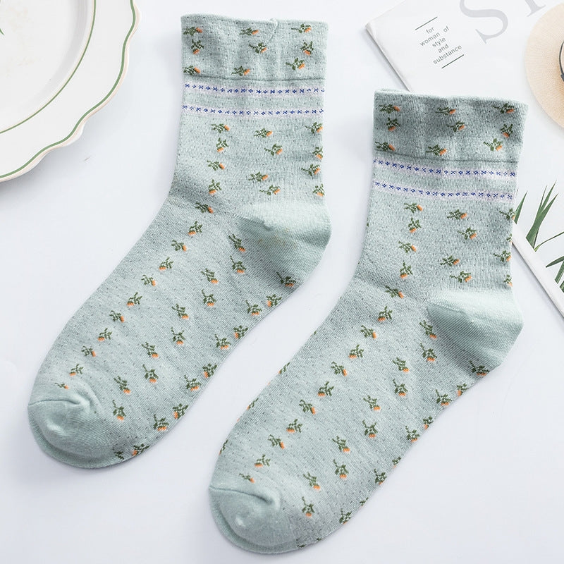 Floral Print Socks– The Cottagecore
