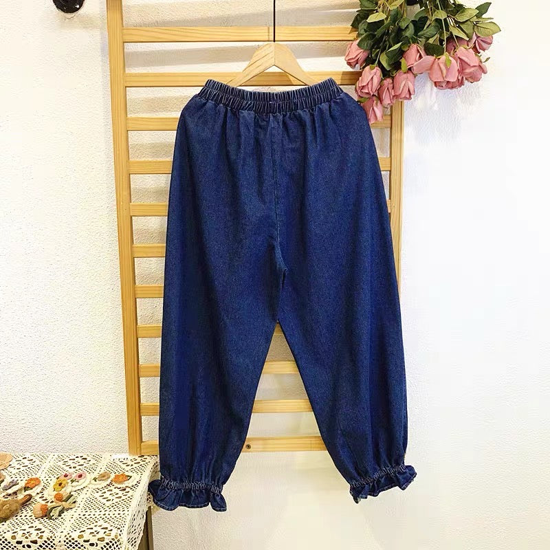 Quality Embroidered Denim Bloomers– The Cottagecore