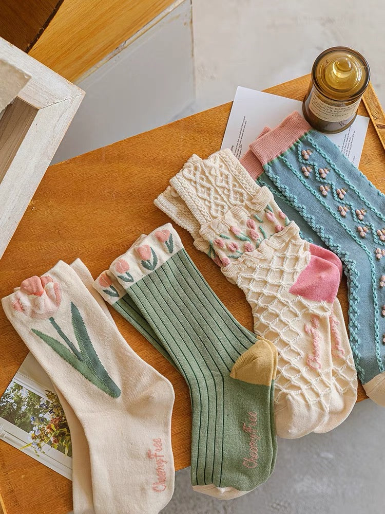 Cottagecore Fairy Floral Socks– The Cottagecore