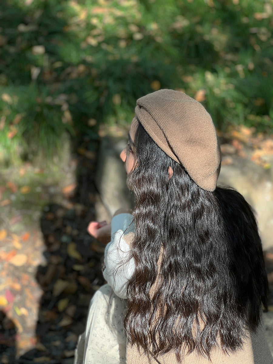 Knitted Beret Hat– The Cottagecore