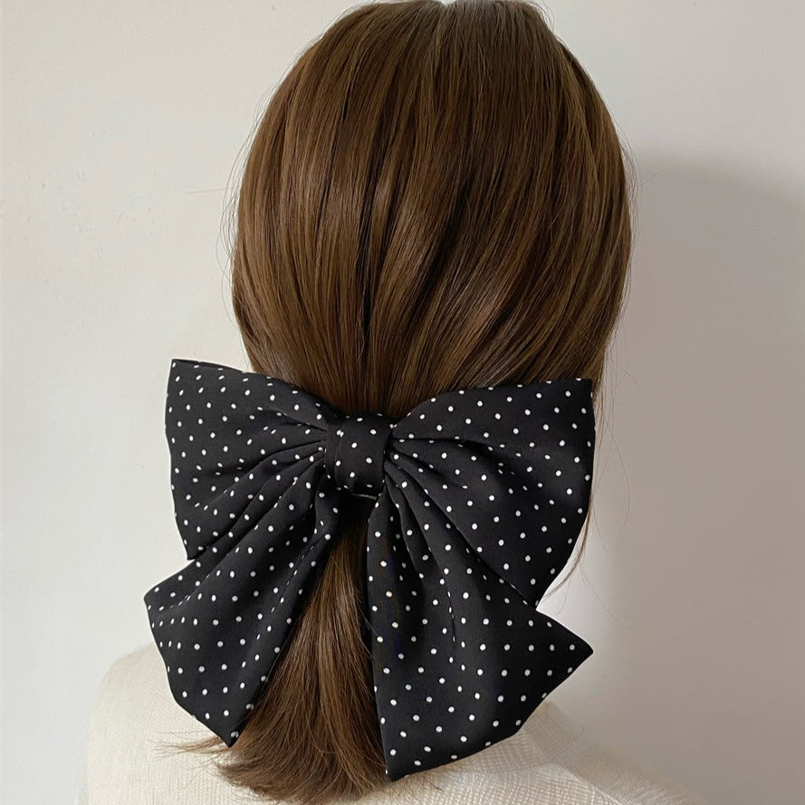 Polka Dot Hair Bows– The Cottagecore