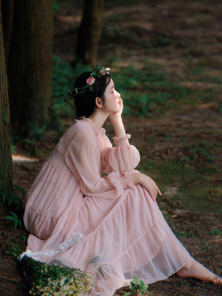 Fairycore Gorgeous Pink Dress– The Cottagecore