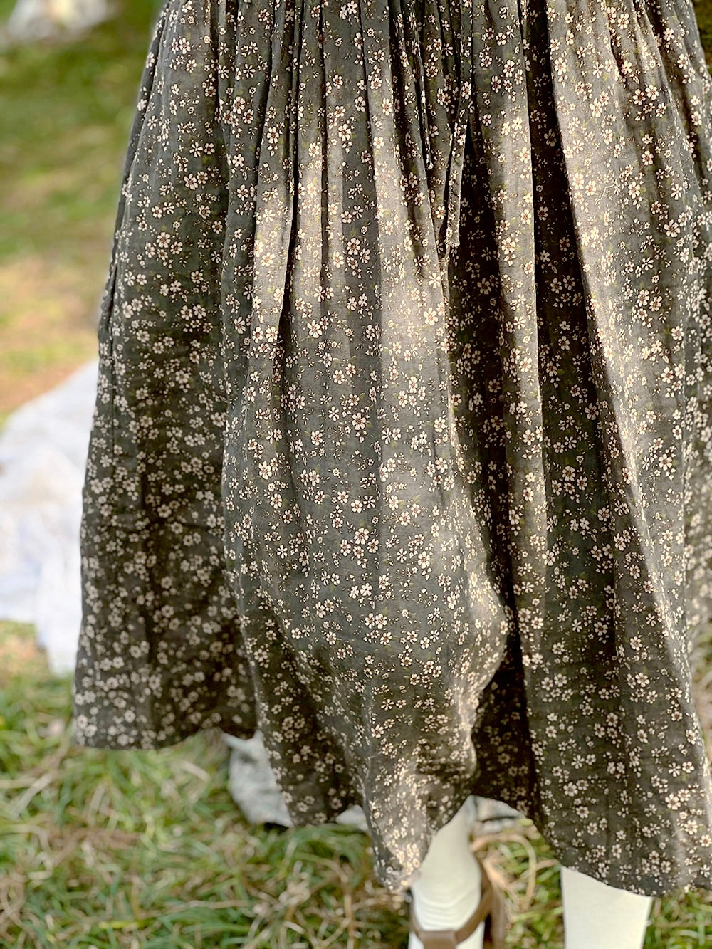 Cotton Farmcore Floral Print Skirt– The Cottagecore